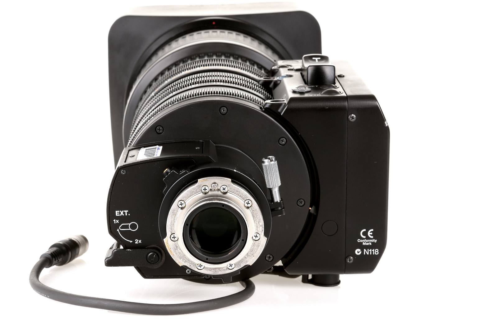 Canon J35ex11B IASD Zoom Lens with sled and focus & zoom controls ...