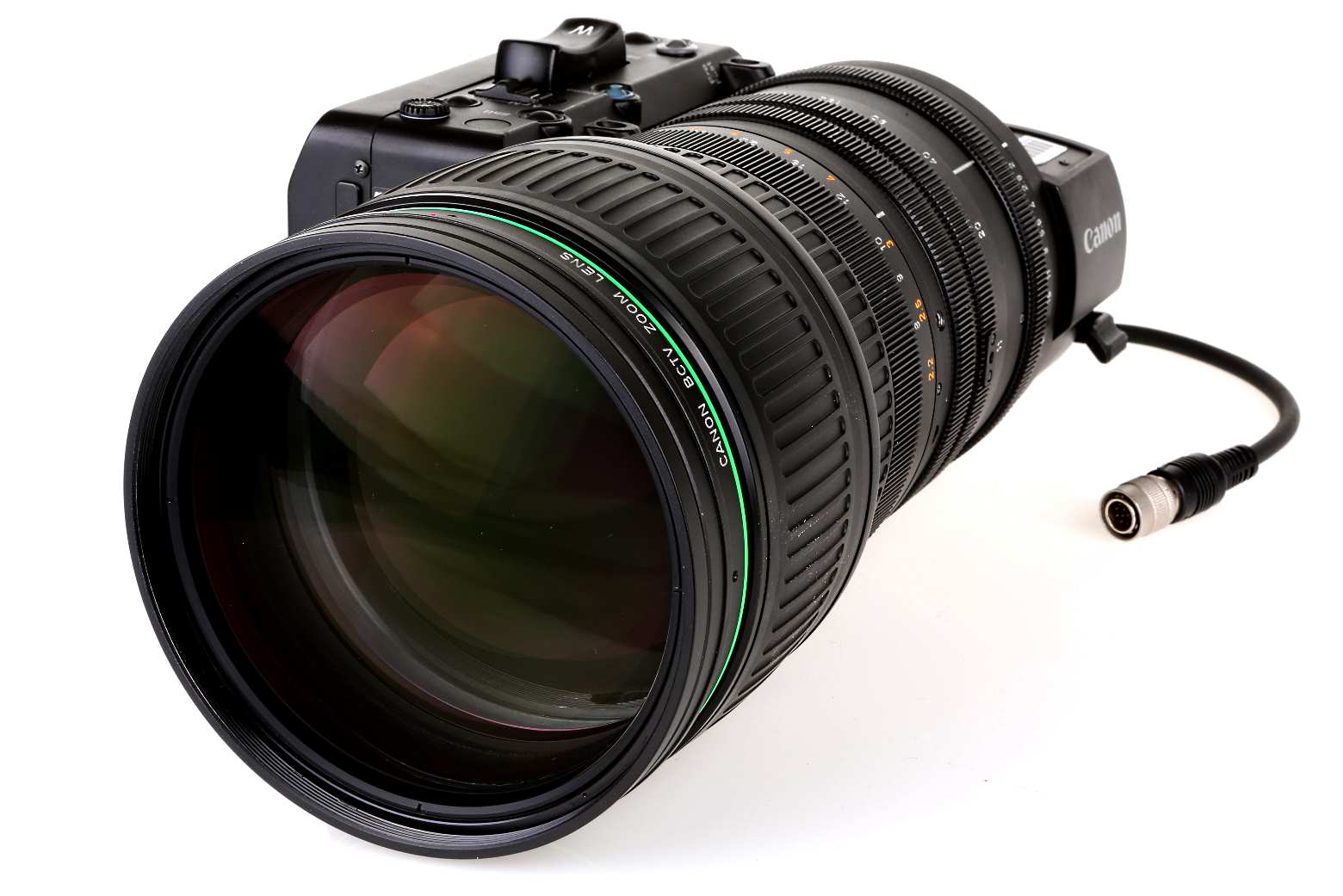 Canon J35ex11B IASD Zoom Lens with sled and focus & zoom controls ...