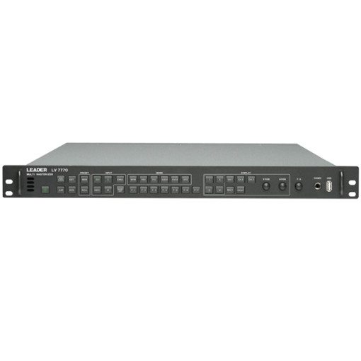 Leader LV 7700 Multi-Format SD/HD-SDI Rasterizer | Talamas | Digital ...