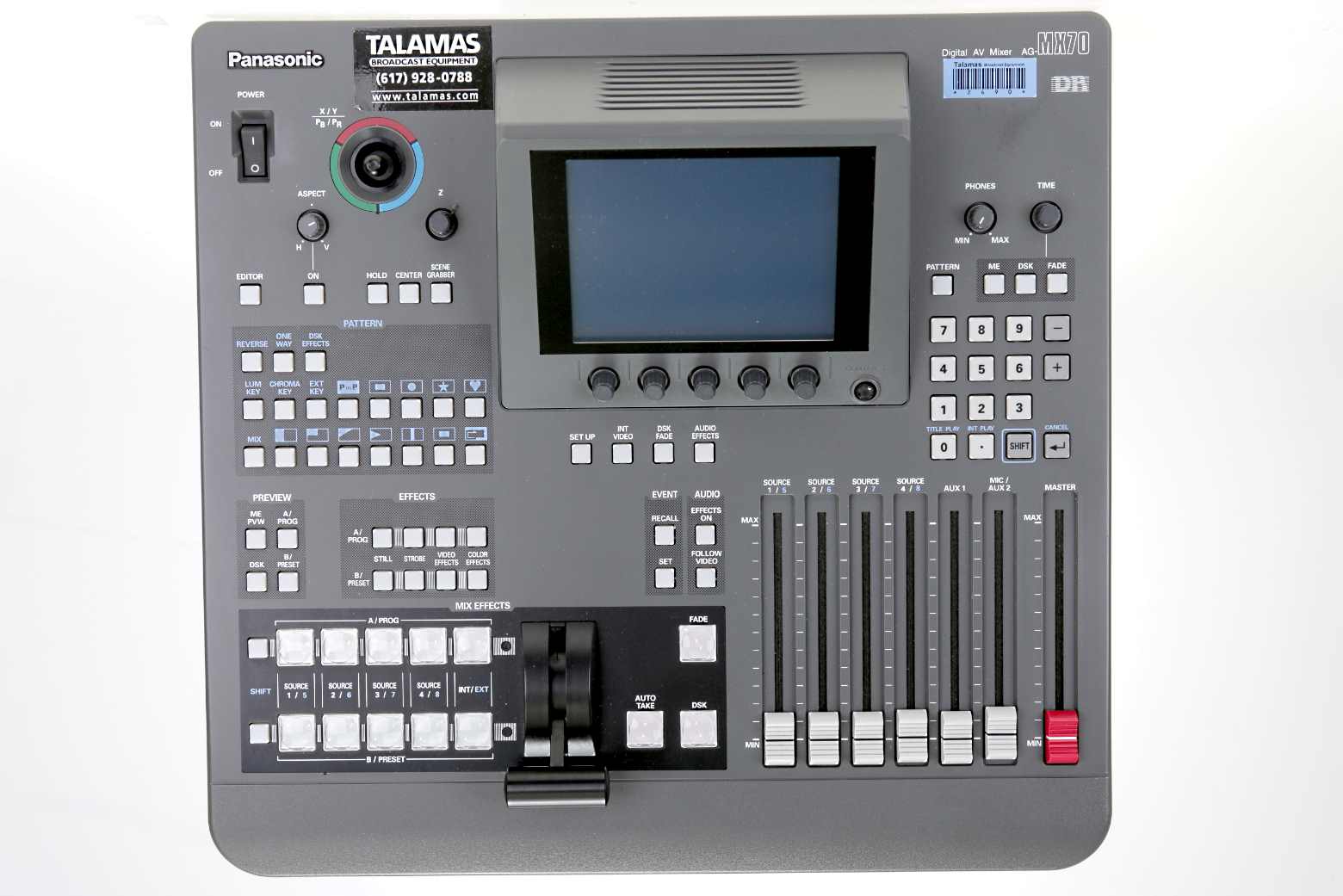 Panasonic AG-MX70 Digital A/V Mixer and Switcher with SDI I/O | Talamas | Digital Cinema | Audio ...