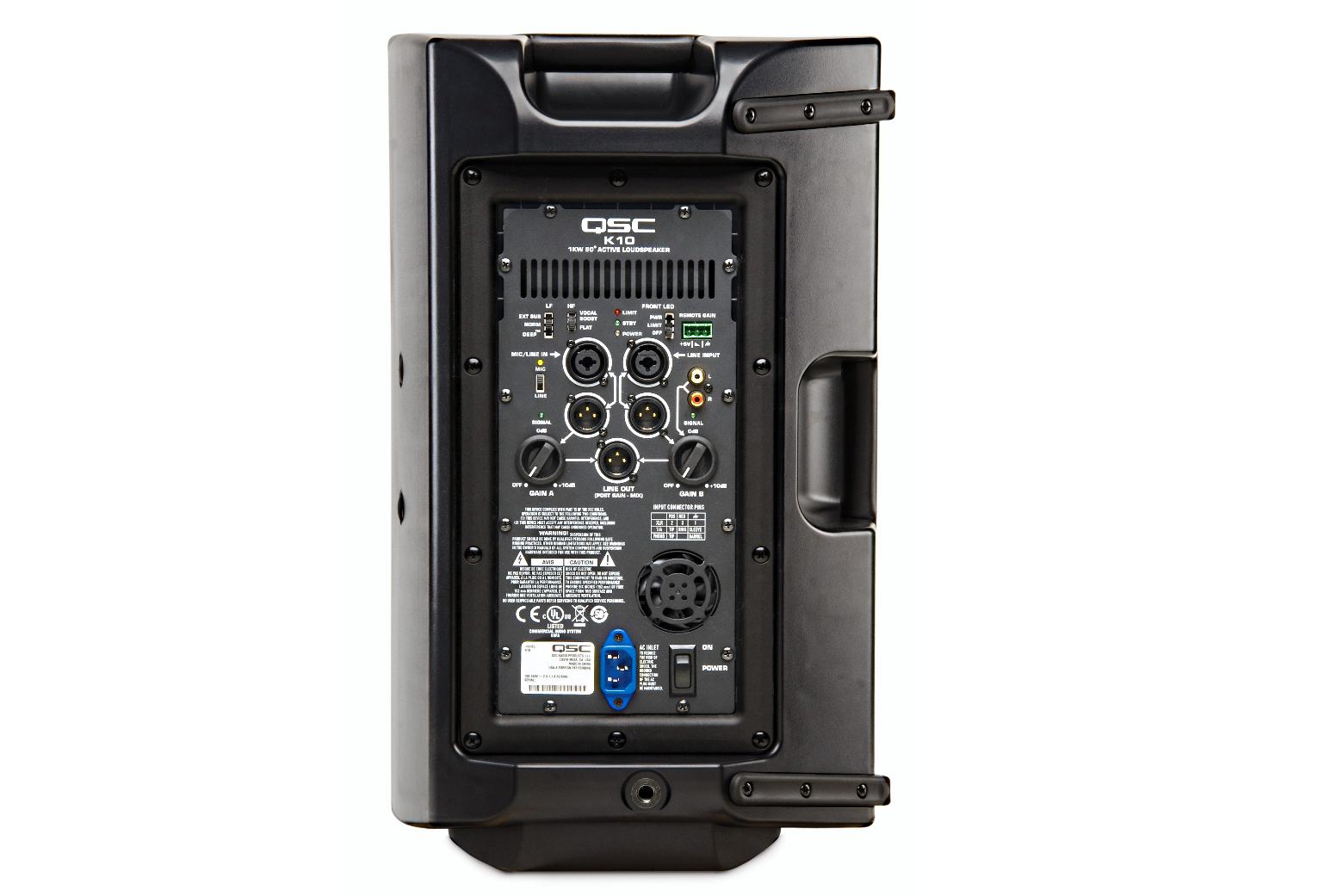 QSC K10 2-way 10 inch Active Loudspeaker | Talamas | Digital Cinema ...