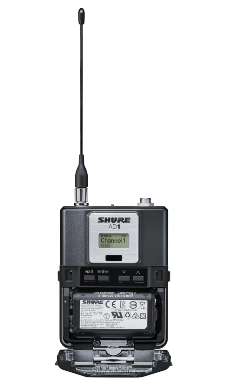 Shure Axient AD1 Bodypack Transmitter | Talamas | Digital Cinema ...